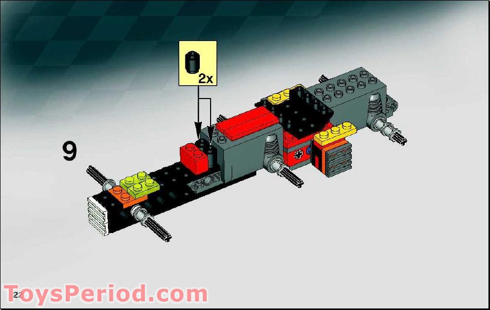 LEGO 8667 Action Wheelie Instructions and Parts List