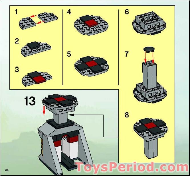 LEGO 8779 The Grand Tournament Instructions and Parts List