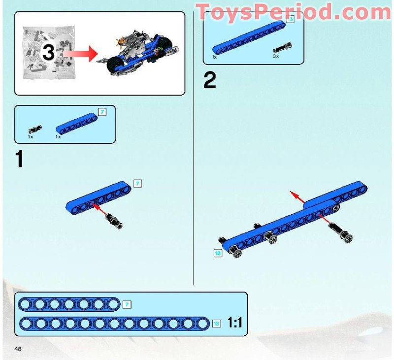 LEGO 8993 Kaxium V3 Instructions and Parts List