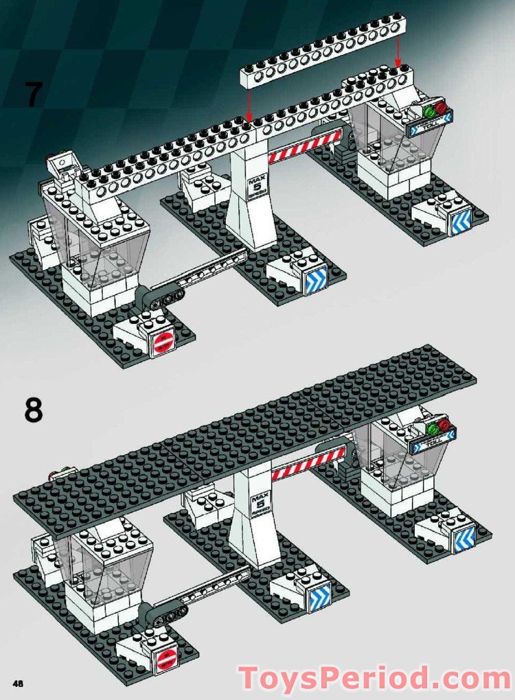 LEGO 8147 Bullet Run Instructions and Parts List