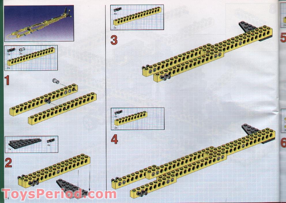 LEGO 8277 Giant Model Set Instructions and Parts List