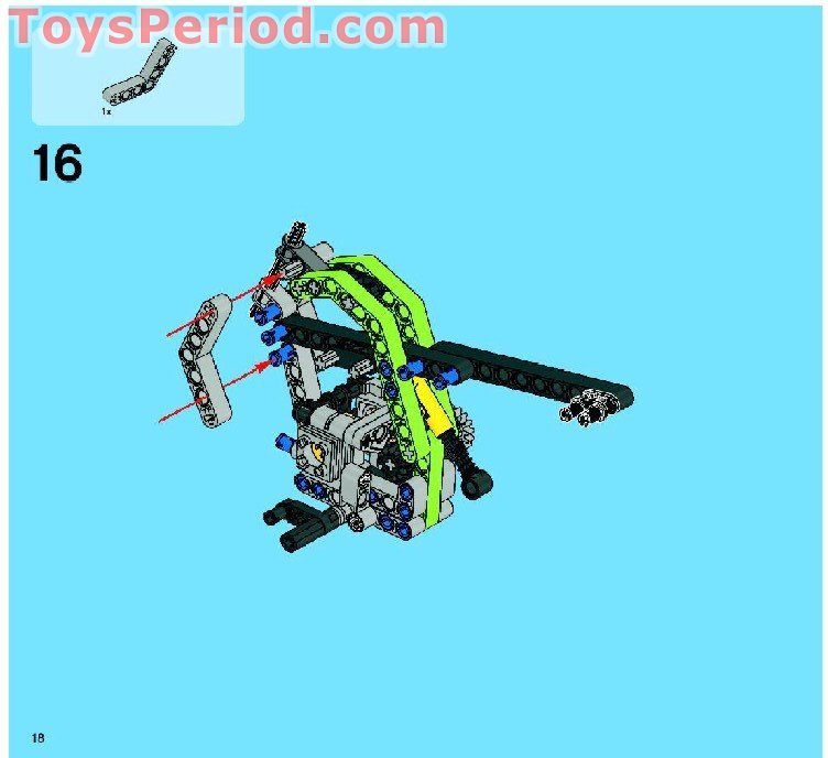 LEGO 8291 Dirt Bike Instructions and Parts List