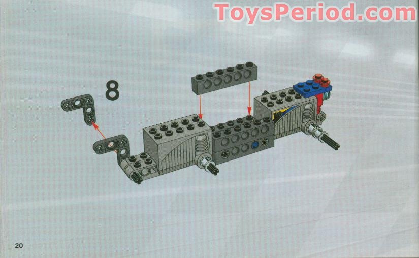 LEGO 8383 Nitro Terminator Instructions and Parts List