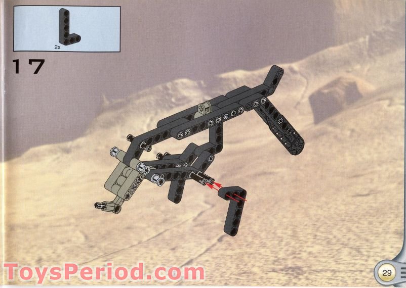 LEGO 8548 Nui-Jaga Instructions and Parts List