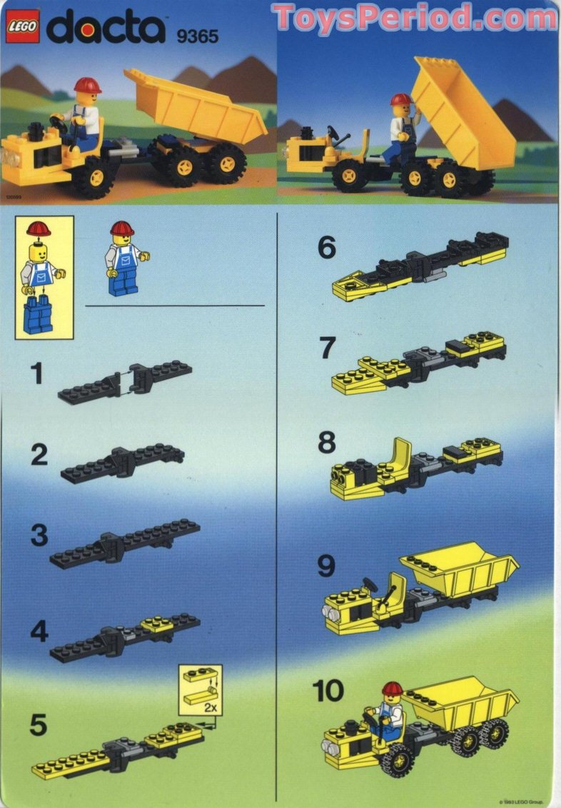 LEGO 9365 LEGO Dacta Community Vehicles Instructions and Parts List