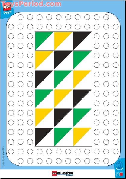 LEGO 9534 Mosaic Tiles Instructions and Parts List