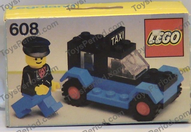 LEGO 608-2 Taxi Instructions and Parts List