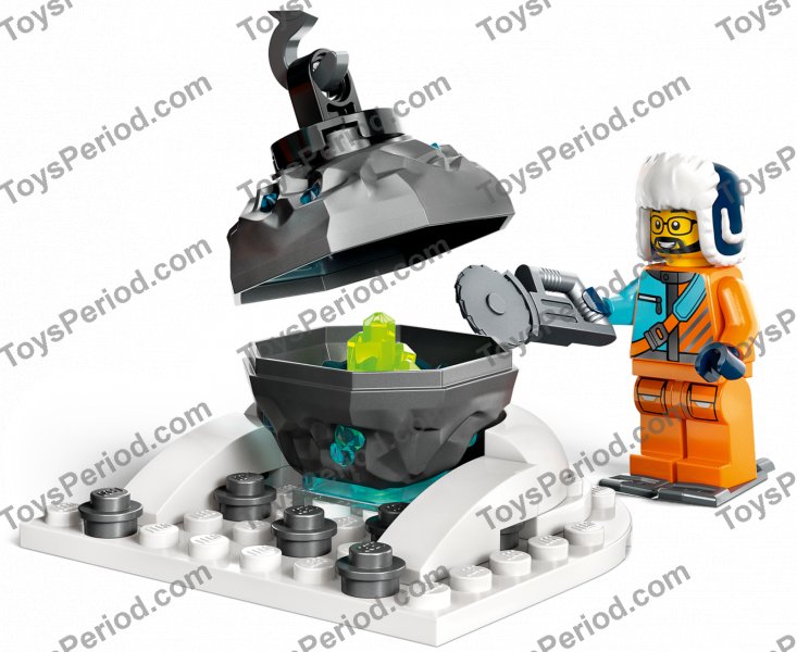 LEGO 60378 Arctic Explorer Truck and Mobile Lab Set Parts List