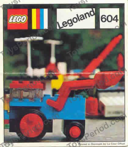 LEGO 604-2 Excavator Instructions and Parts List