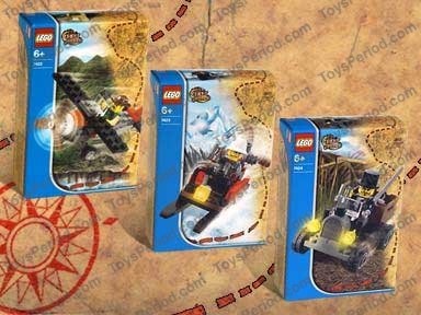 LEGO K7422 Orient Expedition World Travel Kit Set Parts List