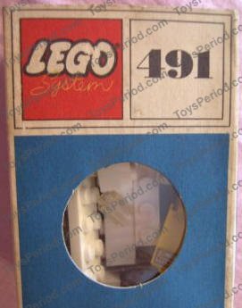 LEGO 491-2 Shell Station Brick and Sign, 6 Named Beams Set Parts List