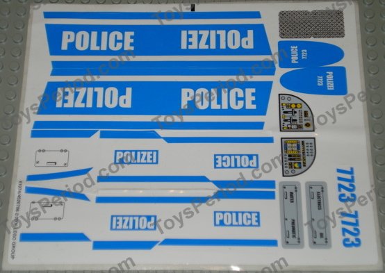 LEGO Sets with Part 7723stk01 Sticker Sheet for Set 7723 - (61974/4520706)
