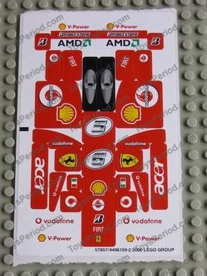 LEGO Sets with Part 8142.1stk01 Sticker Sheet for Set 8142-1 - Vodafone ...