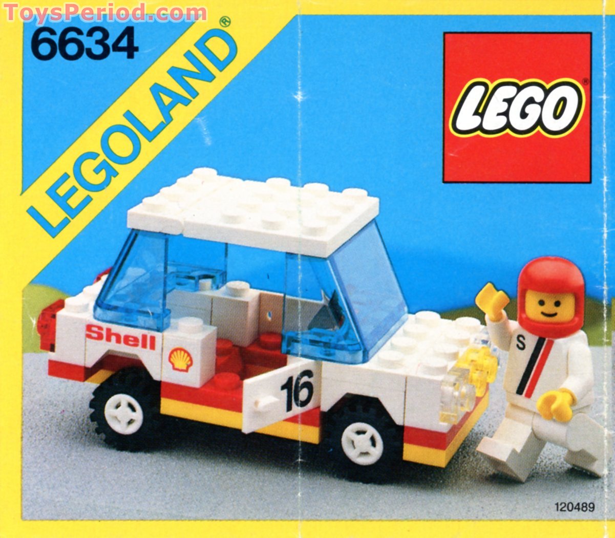 LEGO 6634 Stock Car Instructions and Parts List