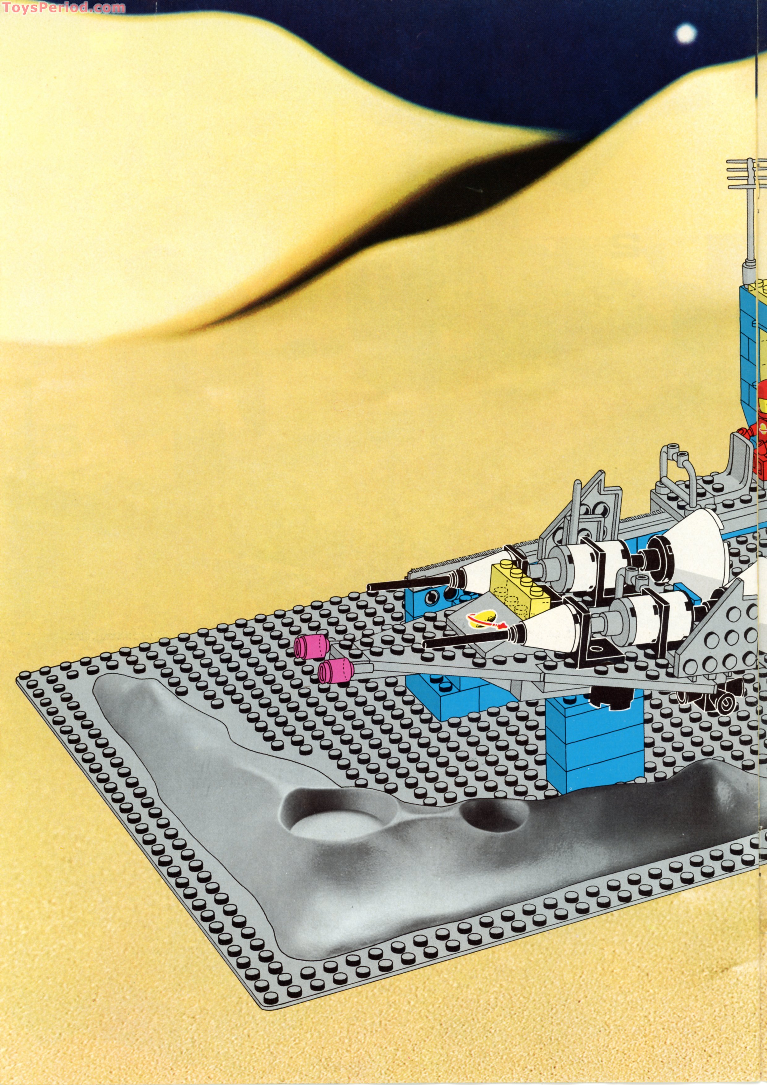 LEGO 6970 Beta-1 Command Base Instructions and Parts List
