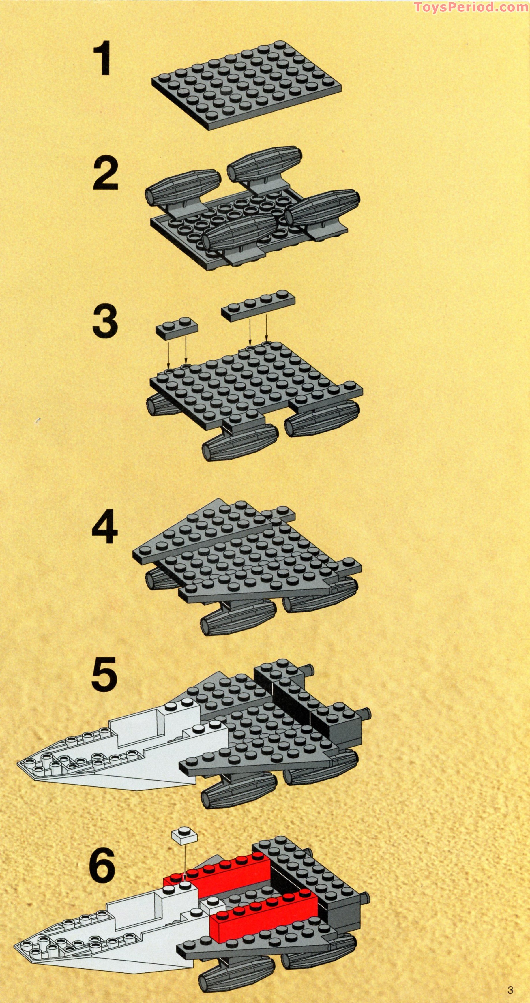 LEGO 6984 Galactic Mediator Instructions and Parts List