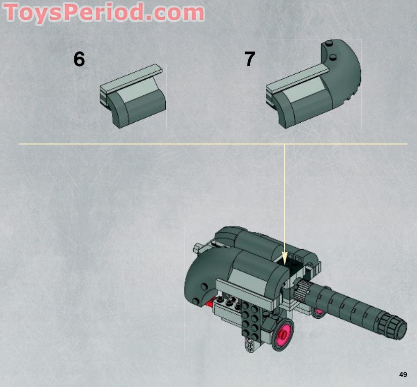 LEGO 7869 Battle for Geonosis Instructions and Parts List