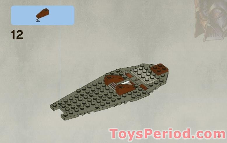 LEGO 7959 Geonosian Starfighter Instructions and Parts List
