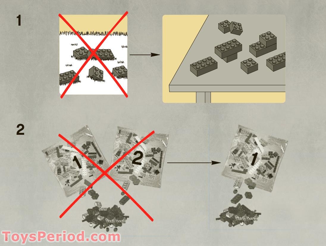 LEGO 7961 Darth Maul's Sith Infiltrator Instructions and Parts List
