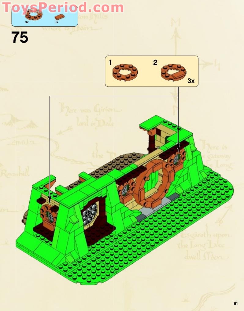 LEGO 79003 An Unexpected Gathering Instructions and Parts List