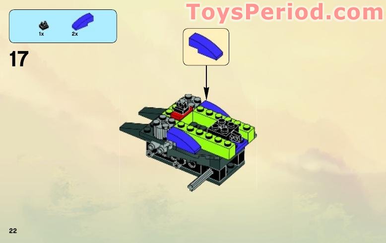 LEGO 9447 Lasha's Bite Cycle Instructions and Parts List