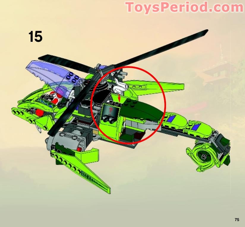 LEGO 9443 Rattlecopter Instructions and Parts List
