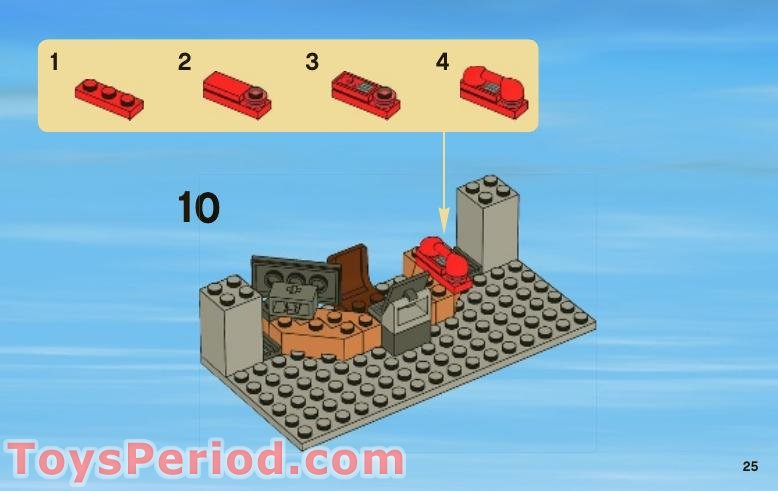 LEGO 3368 Space Center Instructions and Parts List