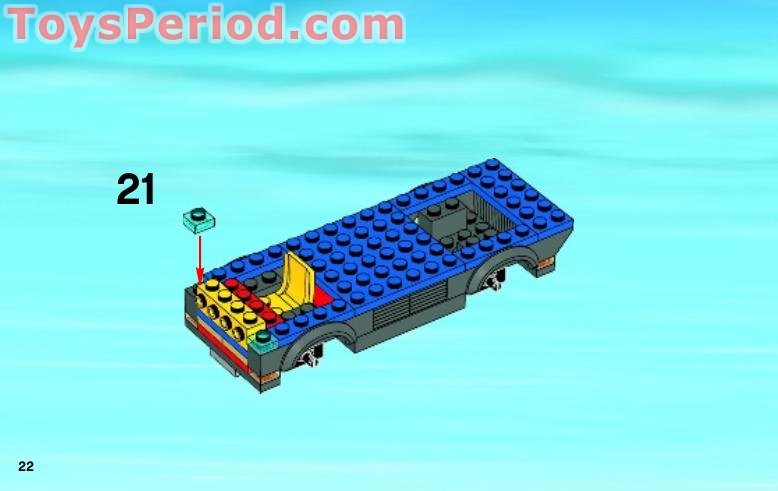 LEGO 4441 Police Dog Van Instructions and Parts List