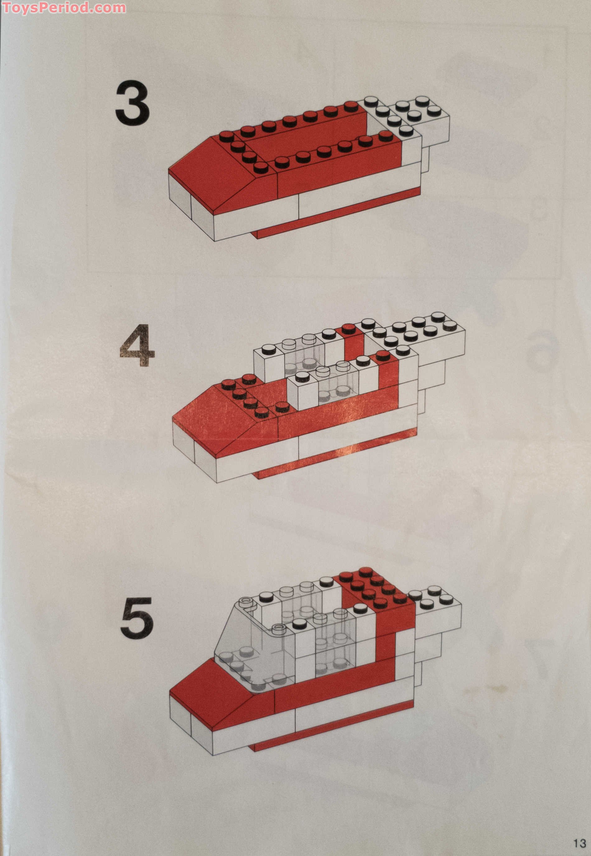 LEGO 1878 Small Bucket Instructions and Parts List