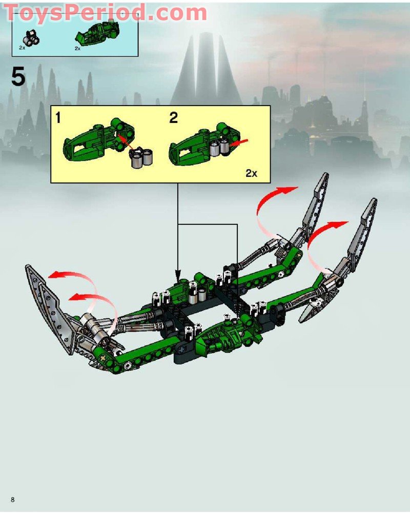 LEGO 10202-2 Ultimate Dume Instructions and Parts List