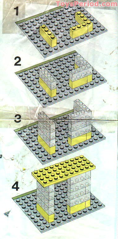 LEGO 1589-1 Town Square Instructions and Parts List
