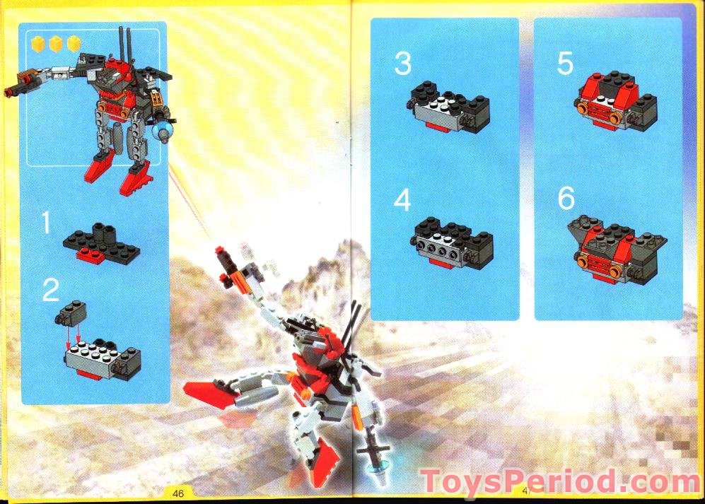 LEGO 4097 Mini Robots Instructions and Parts List