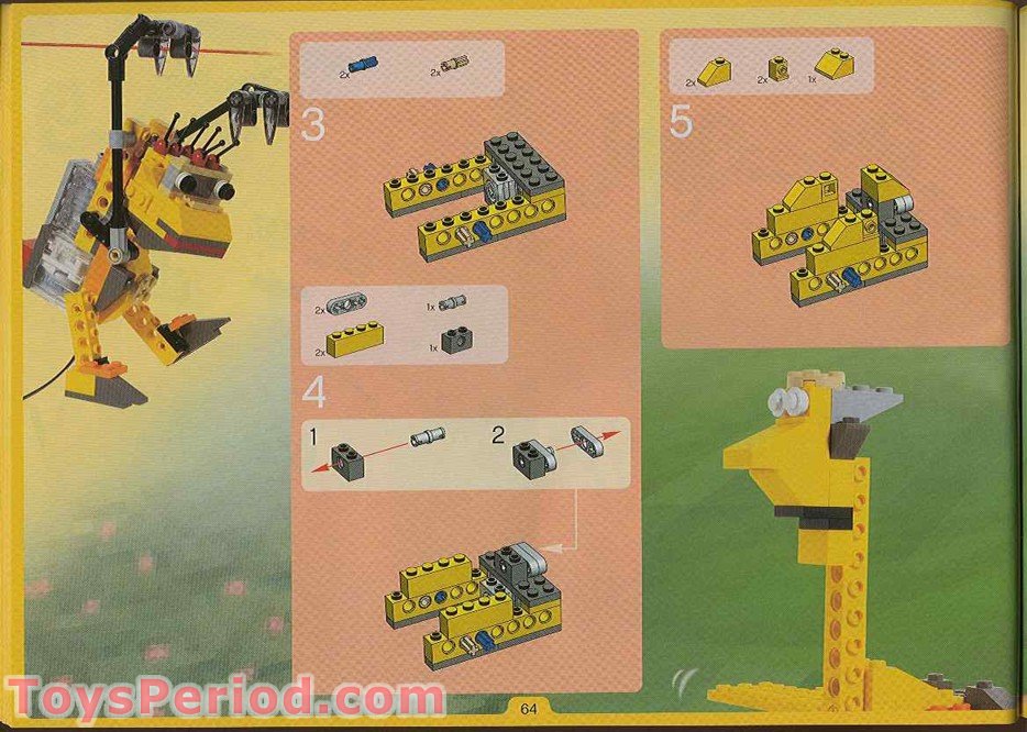 LEGO 4094 Motor Movers Instructions and Parts List