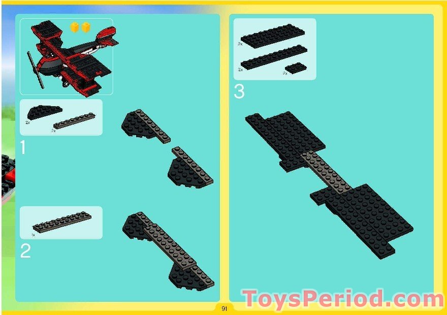 LEGO 4403 Air Blazers Instructions and Parts List