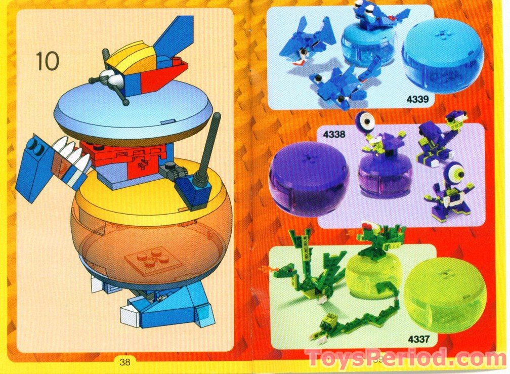 LEGO 4413 Arachno Pod Instructions and Parts List