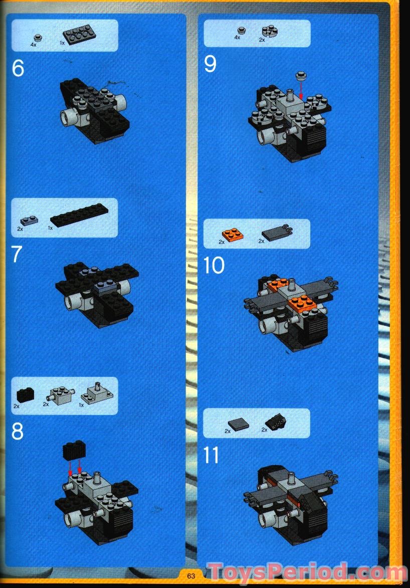LEGO 4508 Titan Xp Instructions and Parts List