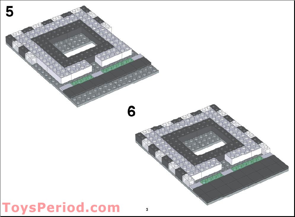 LEGO 5526 Skyline Instructions and Parts List