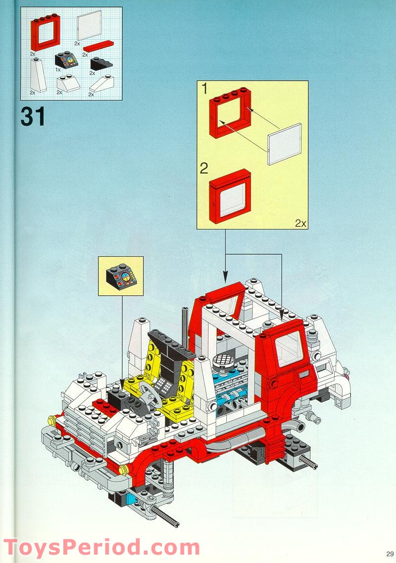 LEGO 5561 Big Foot 4x4 Instructions and Parts List