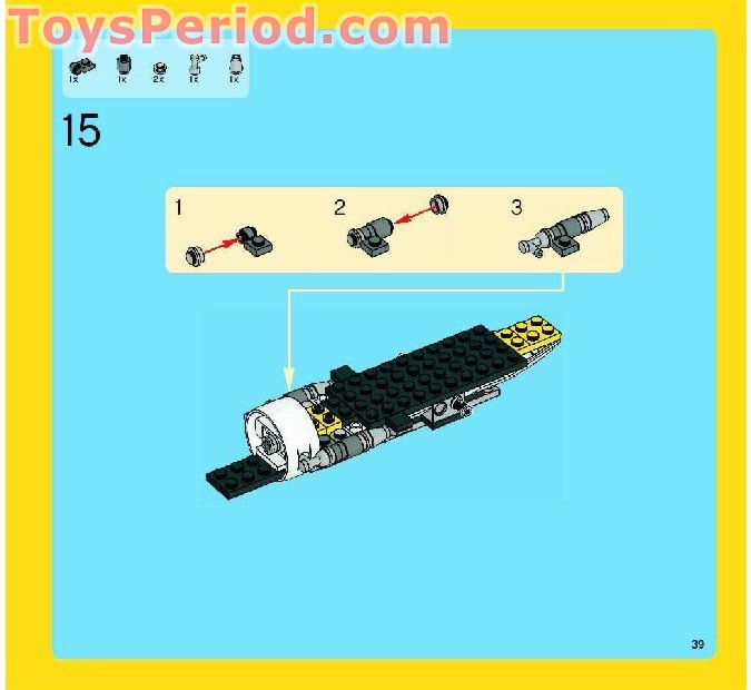 LEGO 6745 Propeller Power Set Parts Inventory and Instructions - LEGO ...