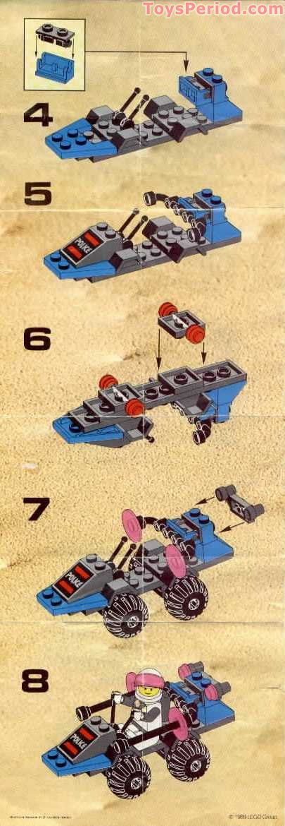 LEGO 6831 Message Decoder Instructions and Parts List