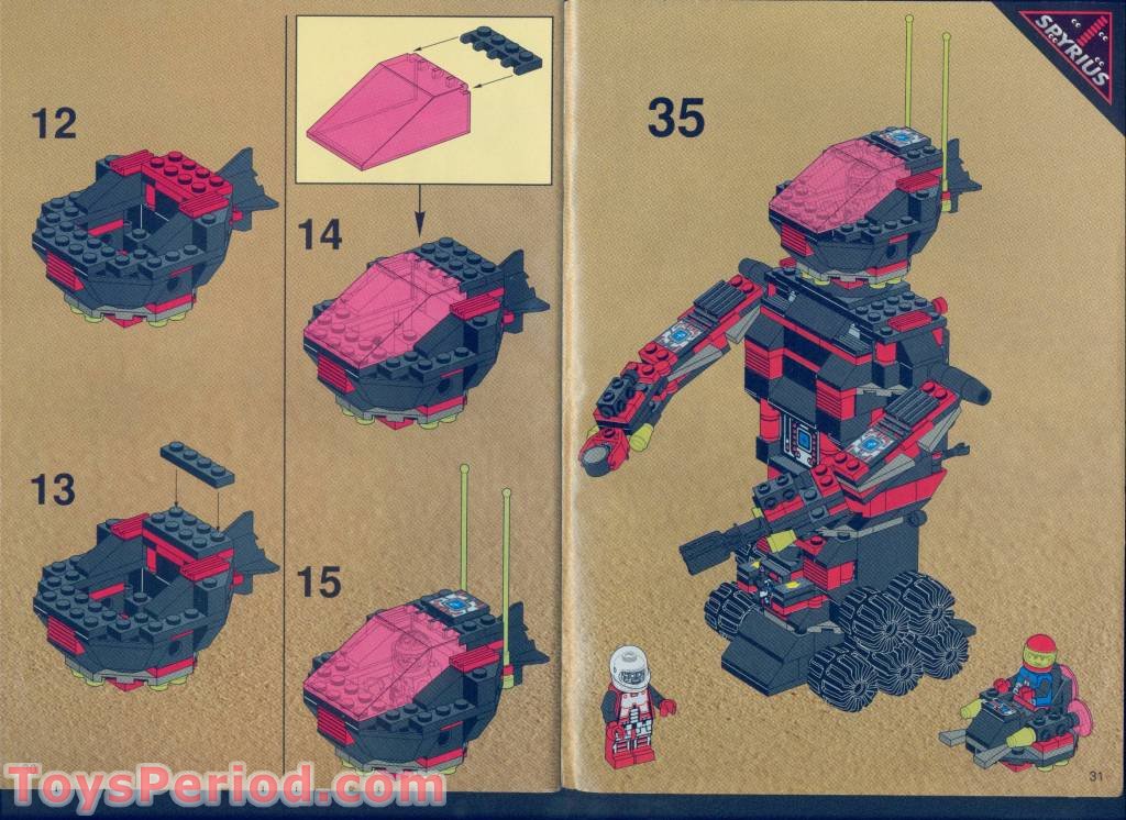 LEGO 6949 Robo-Guardian Instructions and Parts List