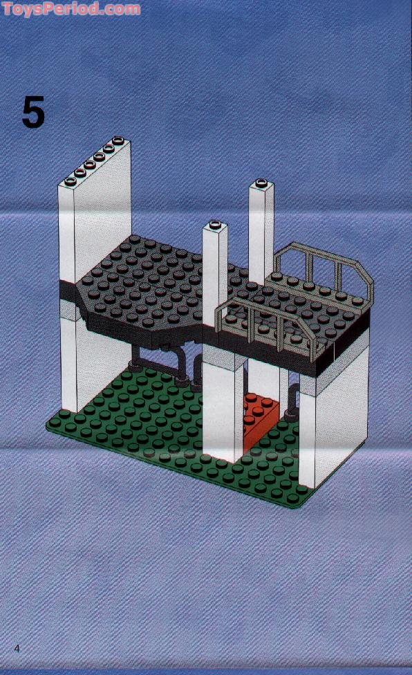 LEGO 6332 Command Post Central Instructions and Parts List