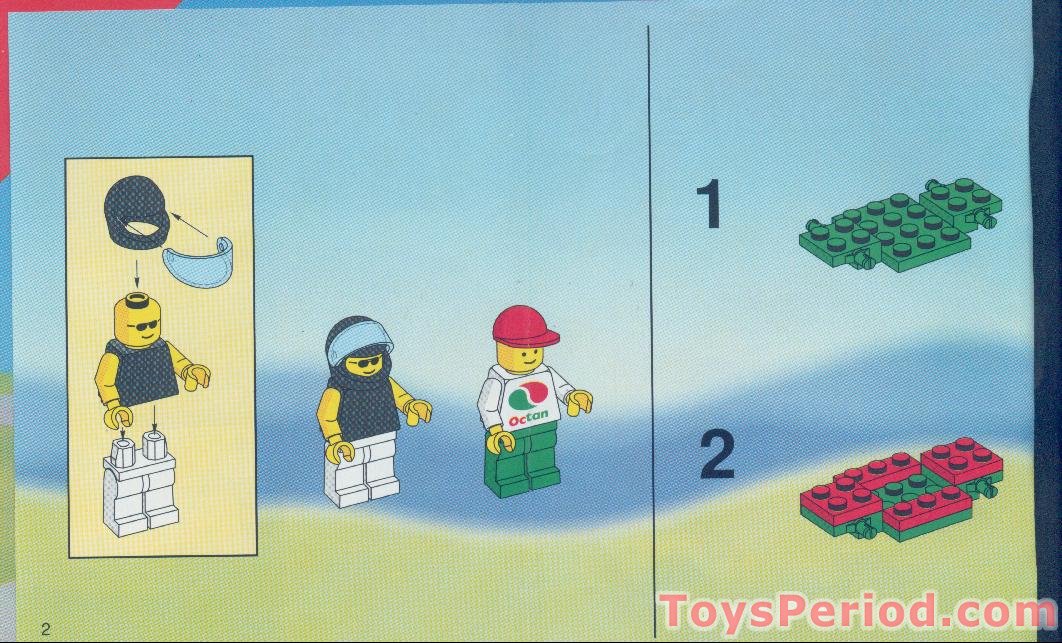 LEGO 6341 Gas 'n' Go Flyer Instructions and Parts List