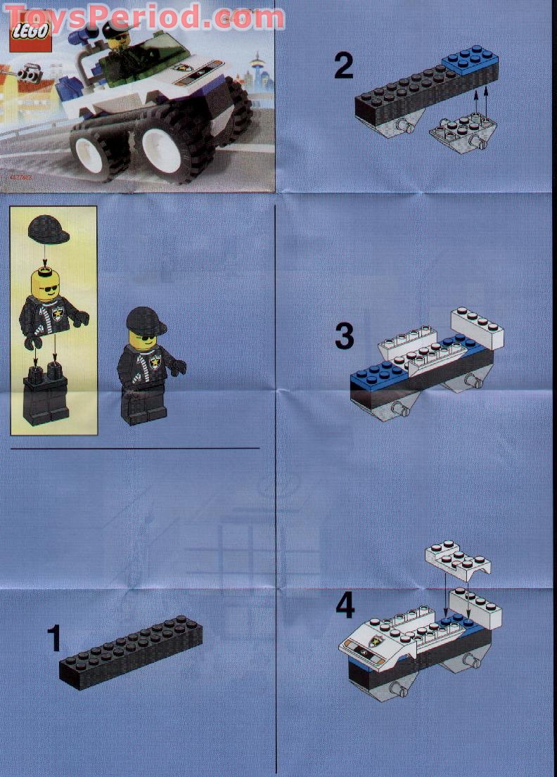 LEGO 6471 4wd Police Patrol Instructions and Parts List