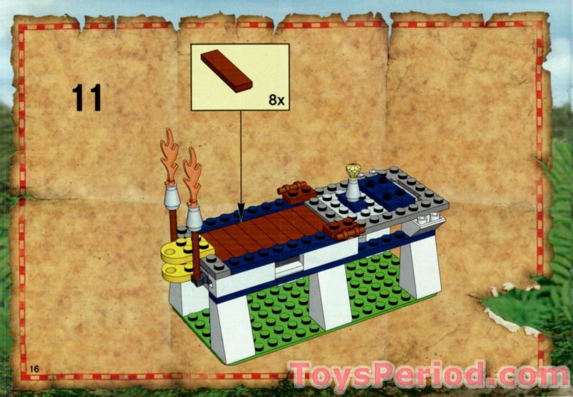 LEGO 7411 Tygurah's Roar Instructions and Parts List