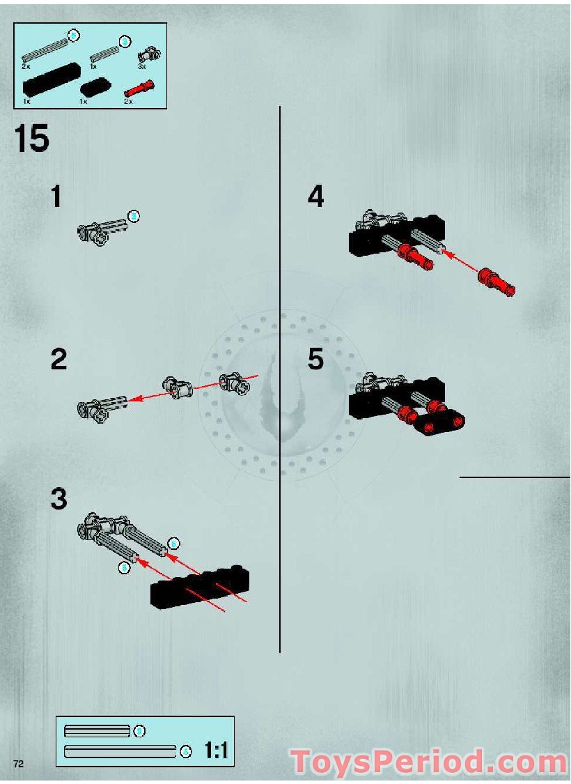 LEGO 8624 Race for the Mask of Life Instructions and Parts List