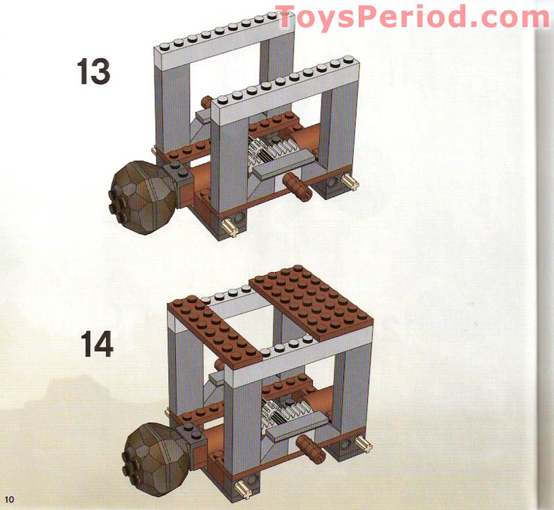 LEGO 8875 King's Siege Tower Instructions and Parts List