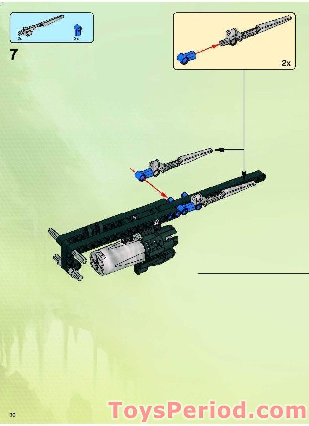 LEGO 8942-1 Jetrax T6 Instructions and Parts List