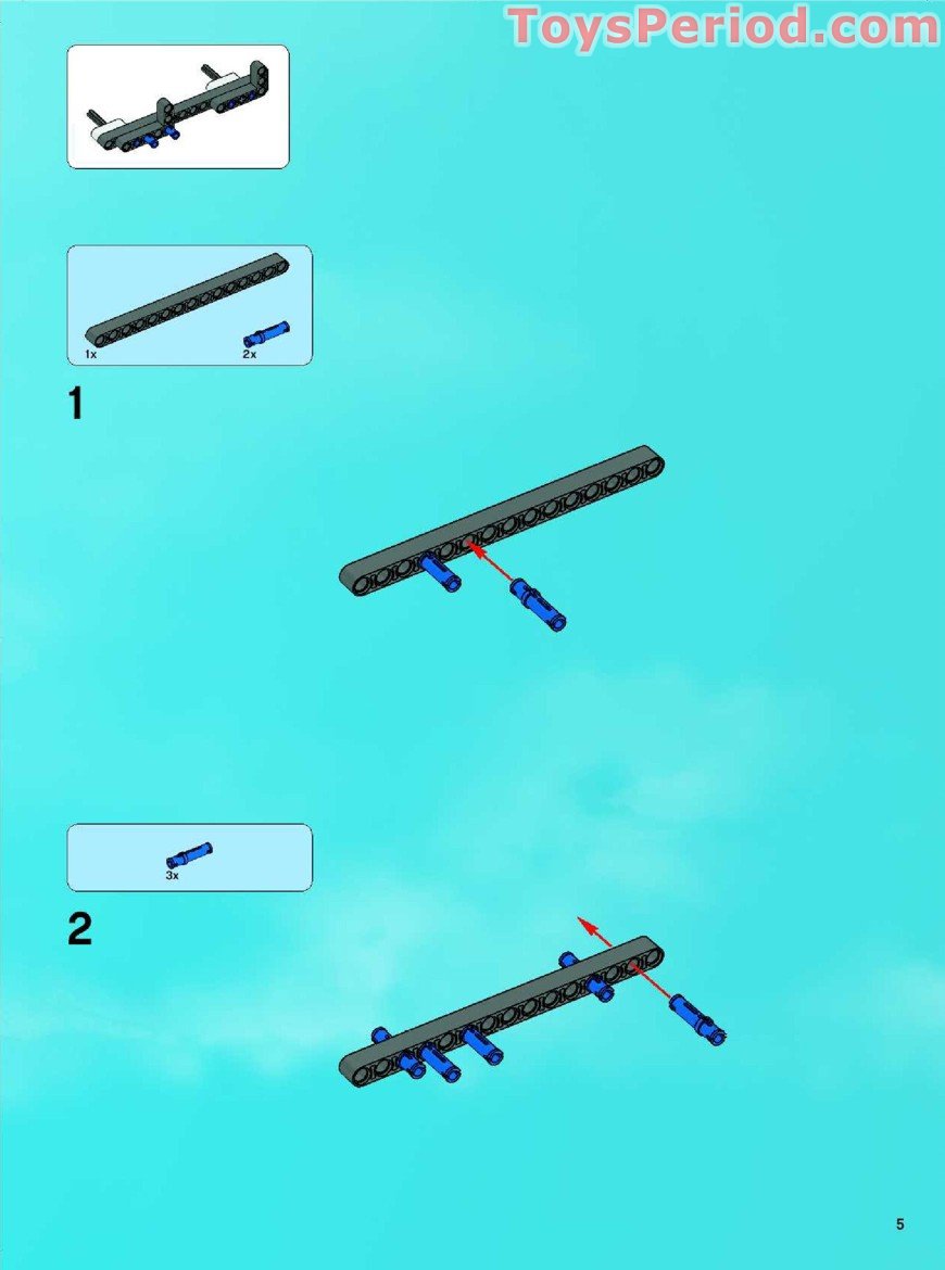LEGO 8118 Hybrid Rescue Tank Instructions and Parts List