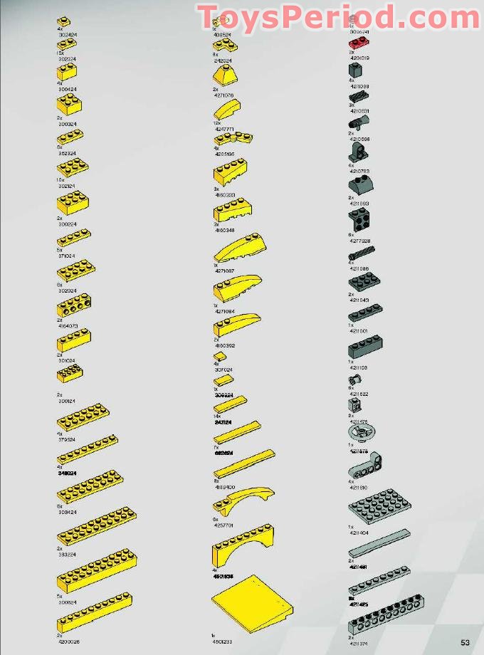 LEGO 8143 Ferrari 1:17 F430 Challenge Instructions and Parts List